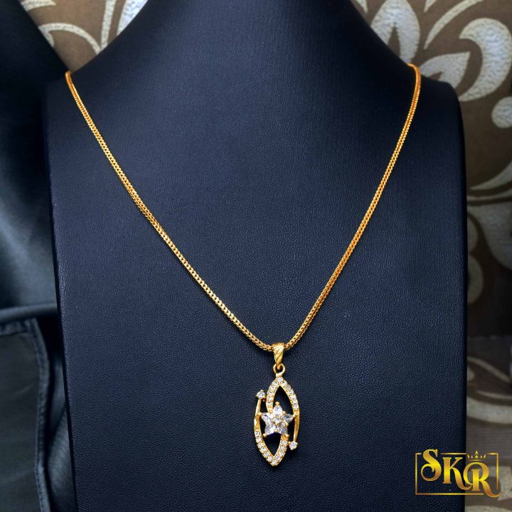 Gold plated 06MM Snake Rope Chain 18/24 Inch With Star Big Boss Logo ...