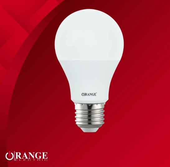 Orange 5W Daylight LED Light Bulb -CFL Equivalent 9W - Edison Screw E27 ...