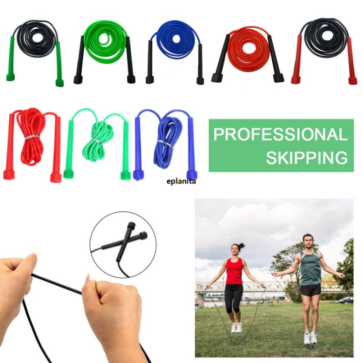 【LKFJ4OR6JT】Professional Jump Skipping Rope Adult Long Nylon Plastic ...