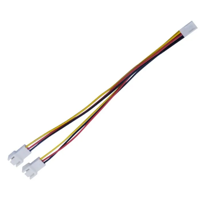 3pin 2in1 wire Female to 2 Male terminal Y Cable Splitter Extension ...