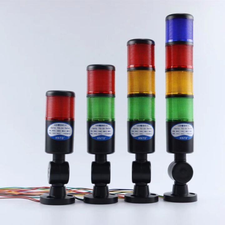 Black 24v Industrial Tower Safety Stack Alarm Led Multilayer Foldable ...