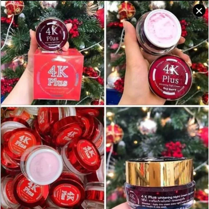 Original Made in Thailand 4K Plus 5X Goji Berry Kpc Night Cream ...