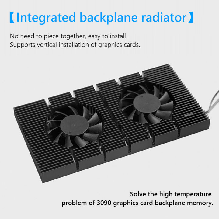 Aluminum Gpu Backplane Radiator For Rtx 3090 3080 3070 Series Graphics ...