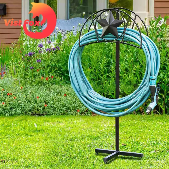 Heavy-duty Metal Hose Hanger Garden Hose Holder Stand Heavy Duty Water ...