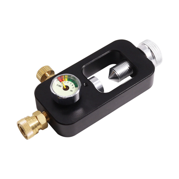 2X Diving Tank Refill Adapter with 5000Psi Pressure Gauge Diving Oxygen ...