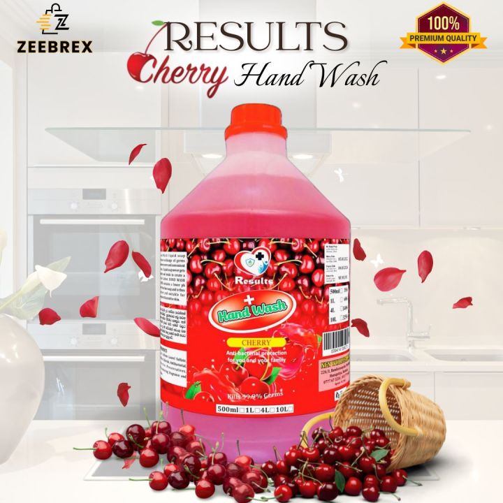 Cherry Hand Wash 4L – Sweet, Gentle & Moisturizing Clean | Daraz.lk
