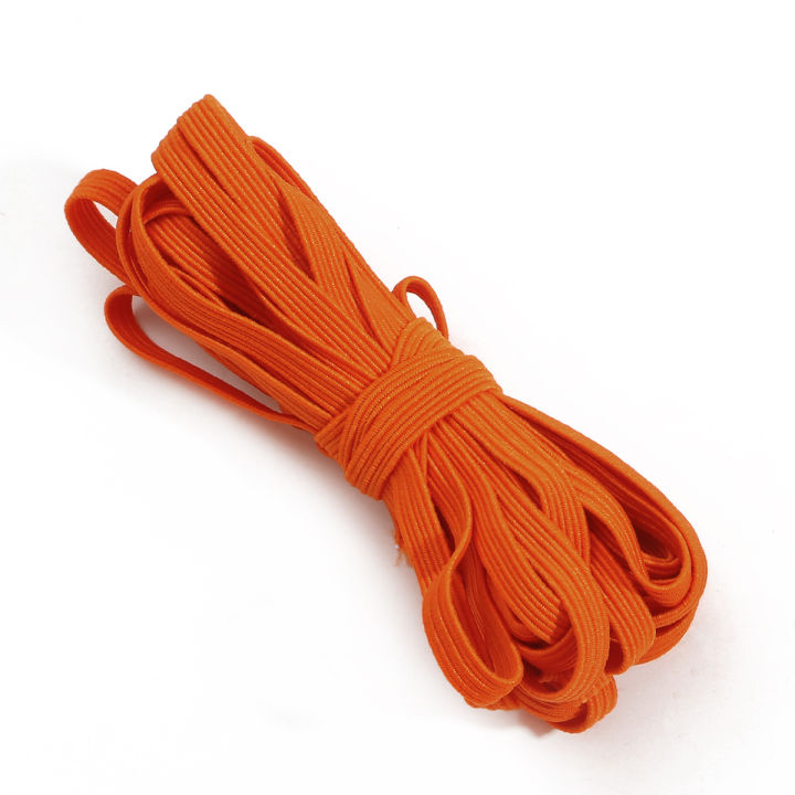 6mm 5 meters/bag Colorful Elastic Band Rope Rubber Ribbon Stretchy Band ...