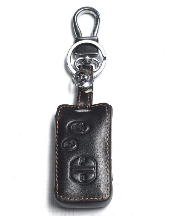 Leather Key Pouch For Toyota Axio - Black | Daraz.lk