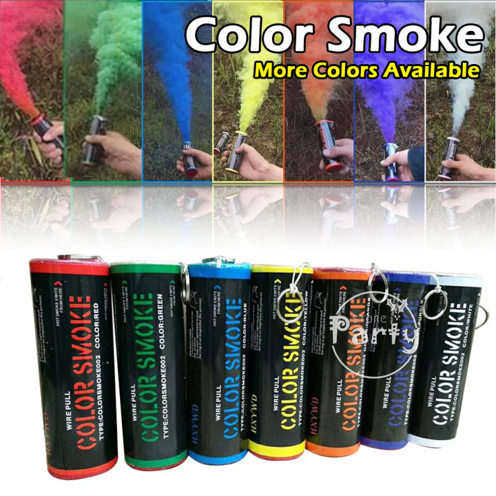 Color Smoke Bomb Smoke for Pre Shoots and Gender Reveal Happy Birthday ...