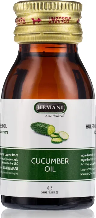 Hemani Cucumber Oil, 30 ml 100% Natural Oil for Anti-inflammatory ...