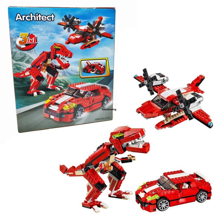 Combined 1 Dinosaur Building Blocks Jisi 3/piece/LEGO Set 3116 | Daraz.lk