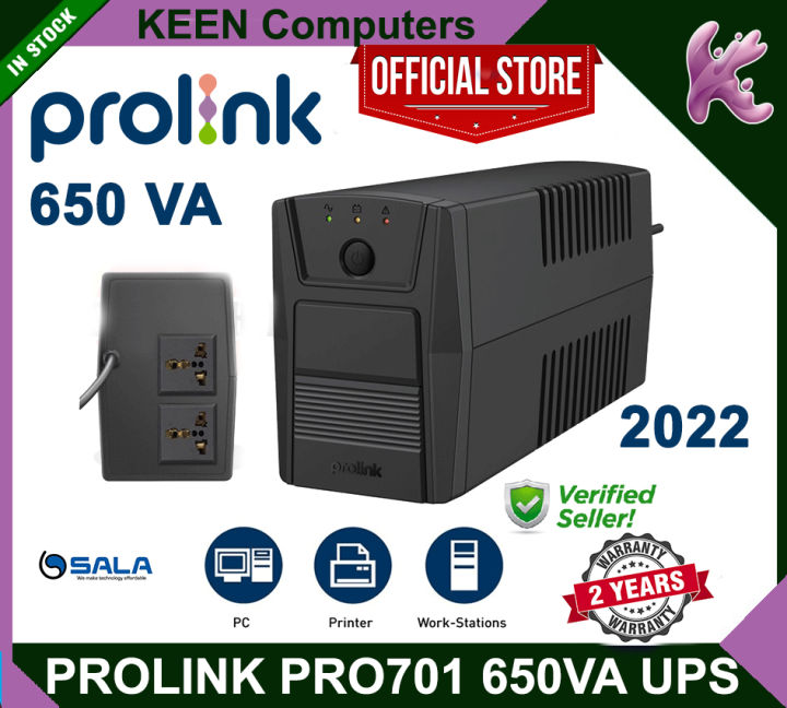 PROLINK PRO701SFC 650VA UPS 2 Years Warranty | Daraz.lk