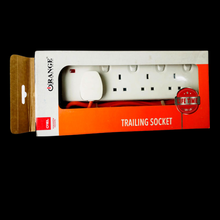 3M Orange Extension Cord Trailer socket – 13 Amp. Fused Plug Top | Daraz.lk