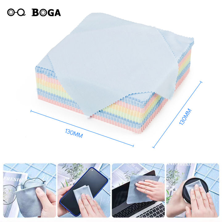 1 Piece Random Color Rectangle Mirror Cloth Eyewear Wipe Cleaning ...
