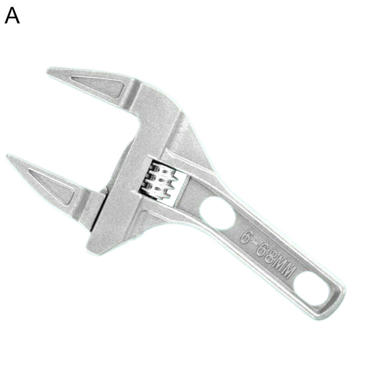 Short Handle Adjustable Ultra Wide Opening Spanner Bathroom Heater Pipe ...