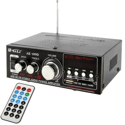 TELI AC/DC Bluetooth Power Amplifier with 2 Channels | Daraz.lk