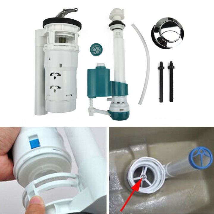 Dual Flush Cistern Fittings Full Set/ Toilet Commod Flush System | Daraz.lk
