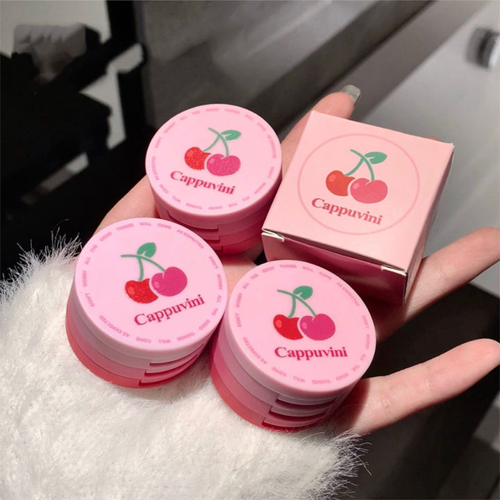 Three layers of cherry blush show white student inexpensive Matt girl ...