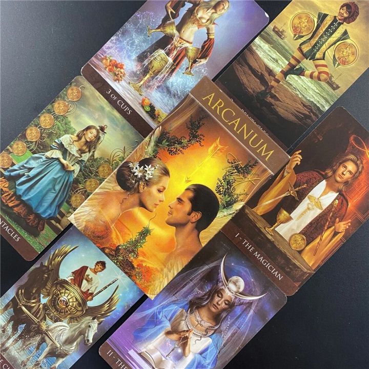 Tarot Cards Full English Arcanum Tarot Cards Family Holiday Party ...