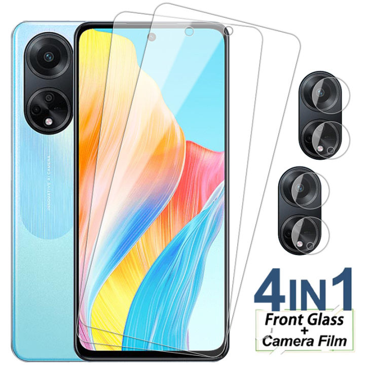 4IN1 Tempered Glass For OPPO A98 A78 A97 A94 5G A54 A96 A95 A93 A92 A91 ...