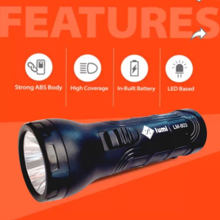 Torch Rechargeable & Flashlight ( HI-POWER TORCH ) | Daraz.lk