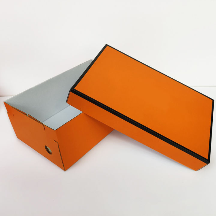 5pcs Orange Cardboard Shoe Boxes Package Carton Box Mysterious Box ...