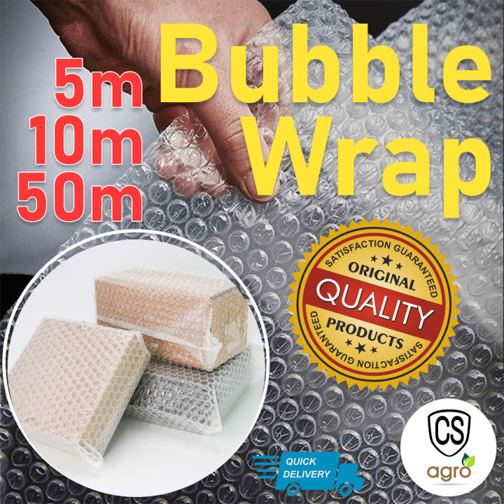 High Quality Bubble Wrap Gauge Cushioning Grade C Export Quality Roll 1M Width x 5M/10M /50M ...