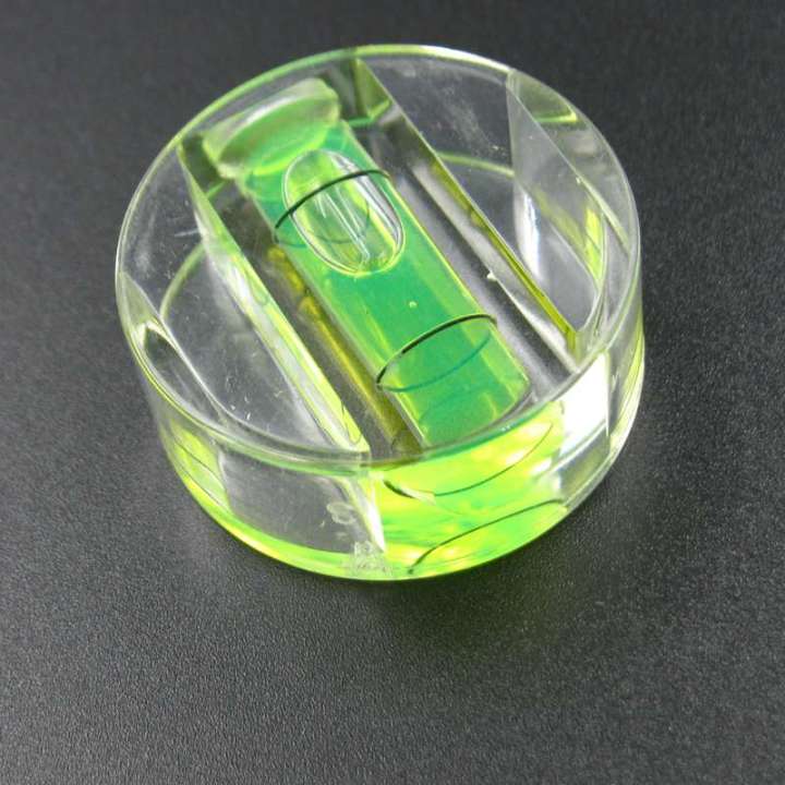 Spirit Level Vials Round Fame Square Horizontal Bubble Protractor for ...