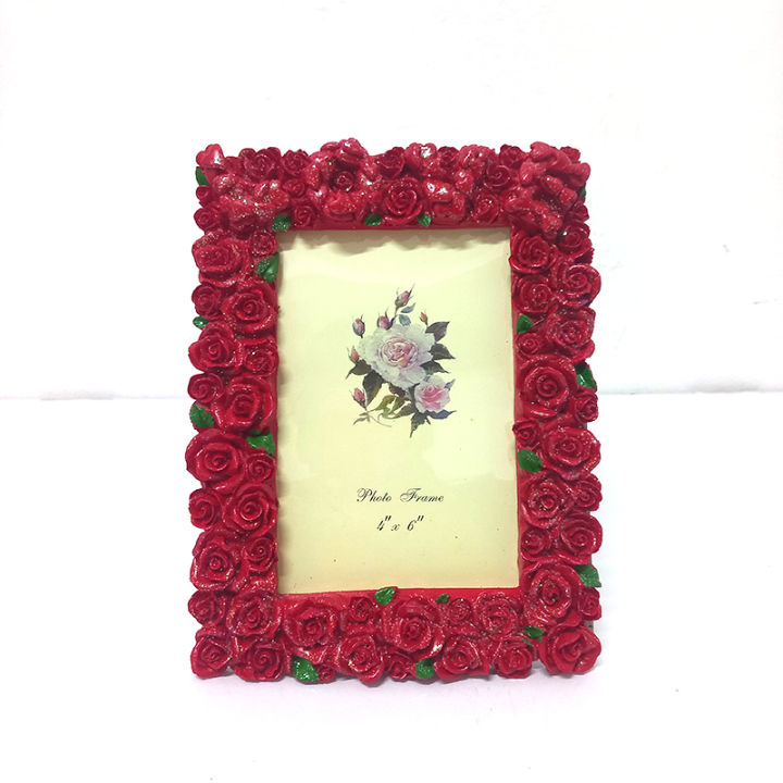 Romantic Red Rose Flower Photo frame for a loved one | Daraz.lk