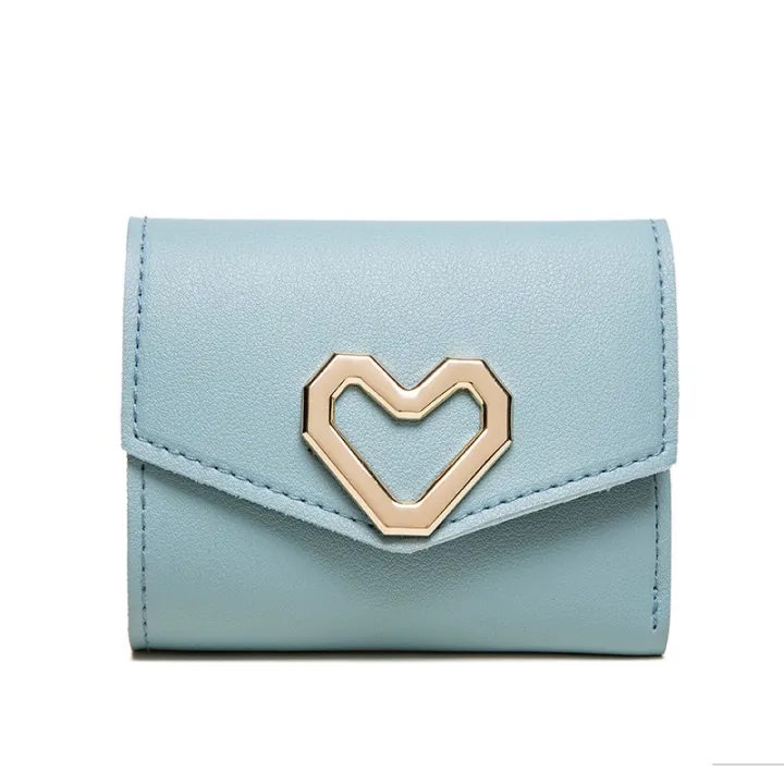 Cute Women'S Wallet, Triple Folding Women'S Coin Purse, Card Holder ...