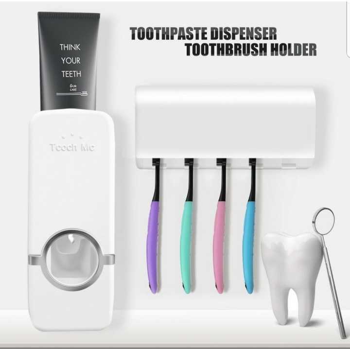 Touch Me & Use Me Automatic One-Touch Toothpaste Dispenser With FREE ...