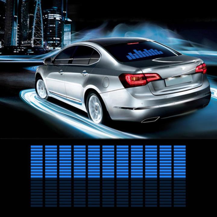 80% Music Rhythm Sound Audio Activated Sensor Car Led Flash Equalizer ...