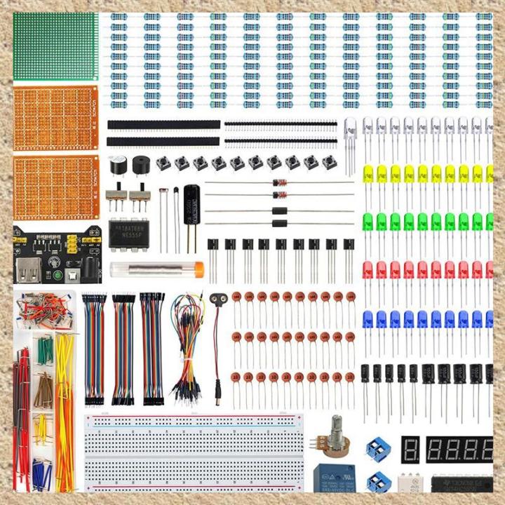 ESP32/ESP8266 Electronie Components Kit Fun DIY Kit with Power Supply ...