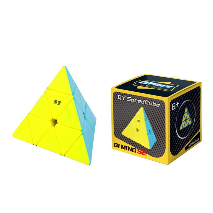 QiYi Pyramid Speed Magic Rubik's Cube (3*3*3) - PYRAMINX - QiYi ...