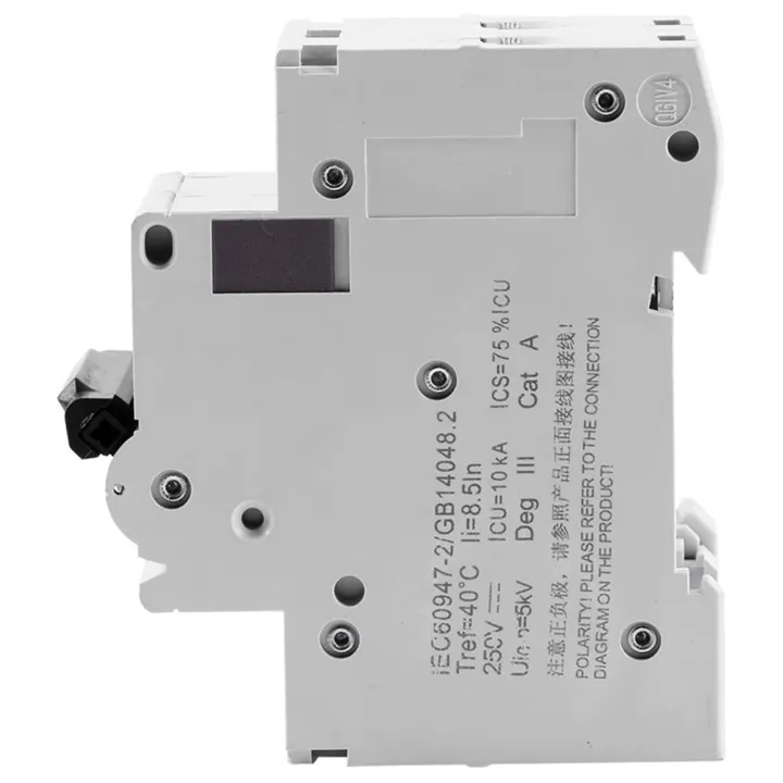 2P 250V Low-Voltage DC Miniature Circuit Breaker for Solar Panels Grid ...