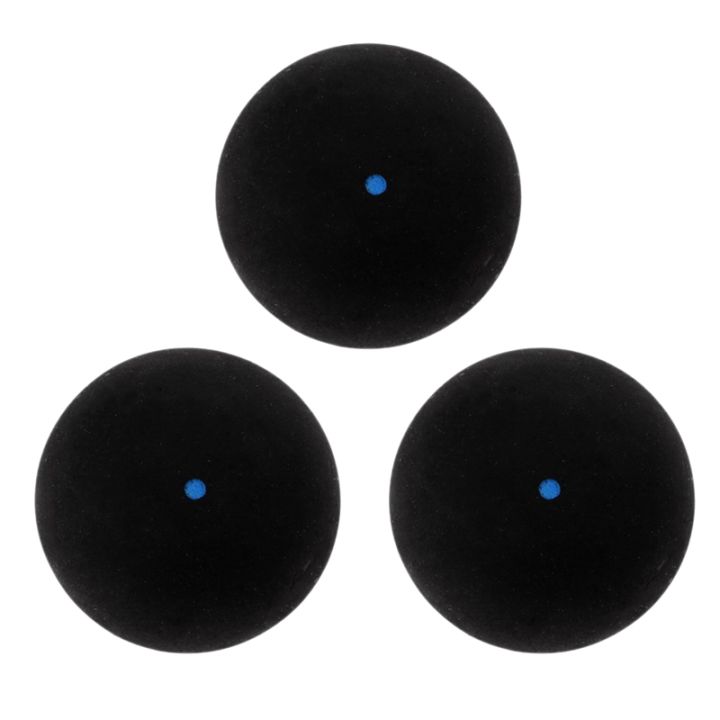 【DIV MALL】Squash Ball Blue Dot Fast Speed Sports Rubber Balls ...