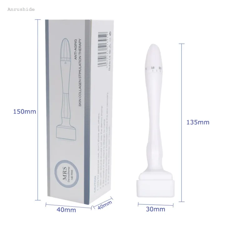 NEW Beauty Derma Stamp Pen 140 Pins Titanium Microneedling Bargain ...