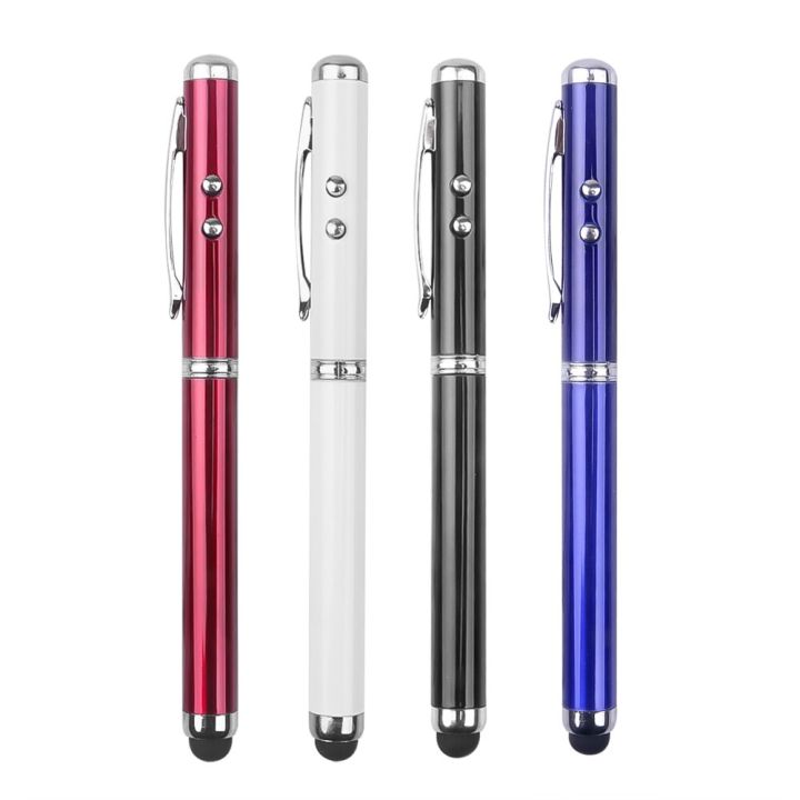 Latest Colorful Durable 4 In 1 Laser Pointer LED Torch Touch Screen ...