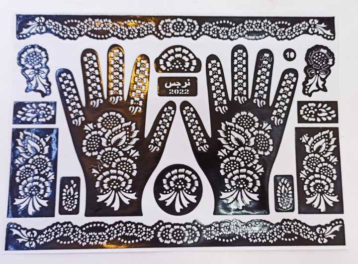 Mehandi stickers full set for women | Daraz.lk