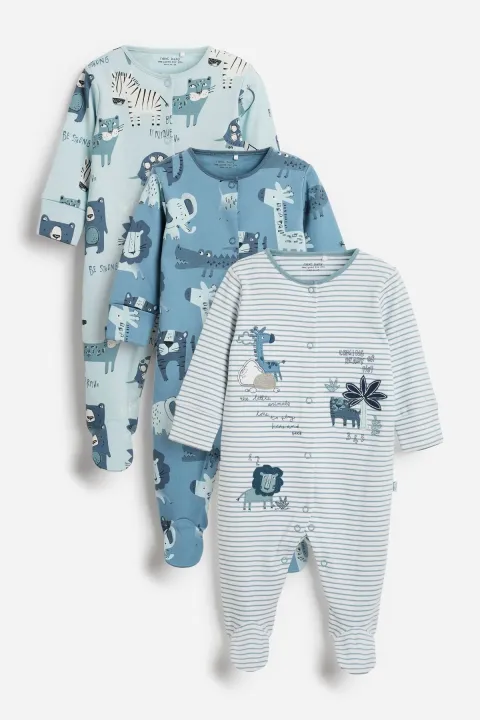 Colourful Baby Sleep Suits for boy Babies 3pcs pack - export quality ...