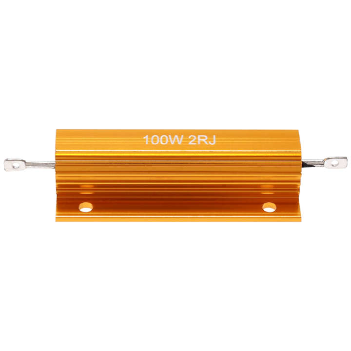 Gold Aluminum Clad Power Resistor Resistance 100W, 2 Ohm 2R | Daraz.lk