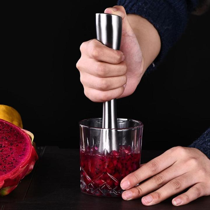 DIY Bartender Stainless Steel Rod Hammer Old Fashioned Stirrer Tool ...