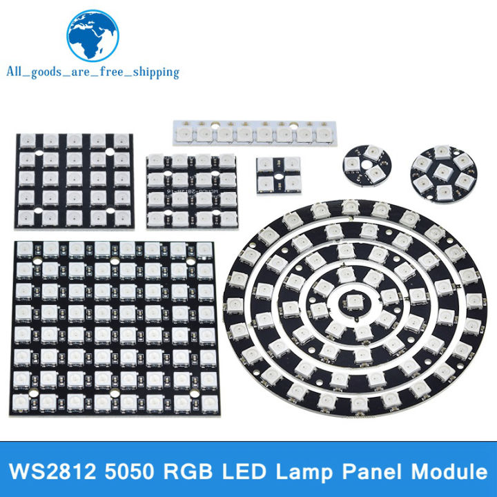 4 8 12 16 Channel Ws2812 Ws2812b Ws 2811 5050 Rgb Led Lamp Panel Module ...