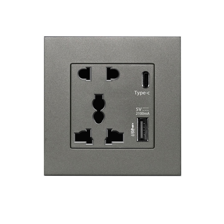 Power Supply 2100MA USB Socket International Panel 13A UK Wall Type C ...
