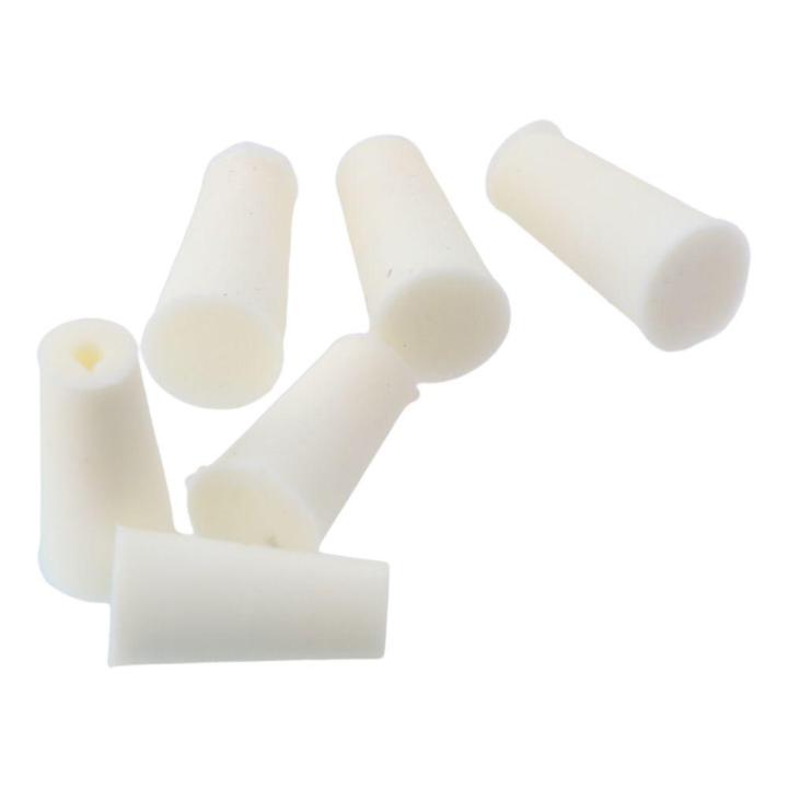 High-quality 8-12mm Silicone Stopper Plugs Beige Drilled Silicon Rubber ...