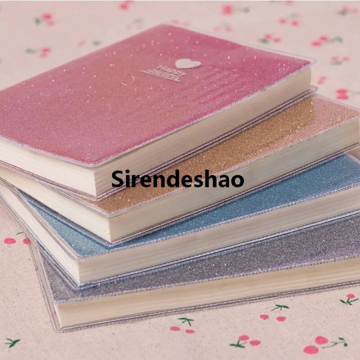 Sirendeshao dairy books for girls A7 Creative PVC Laser Cover notebook ...