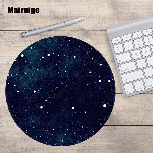 Mouse Pad Universal Round Earth Game Mat Star Mairuige Mouse(Vrf_20X20X2Mm) | Daraz.lk