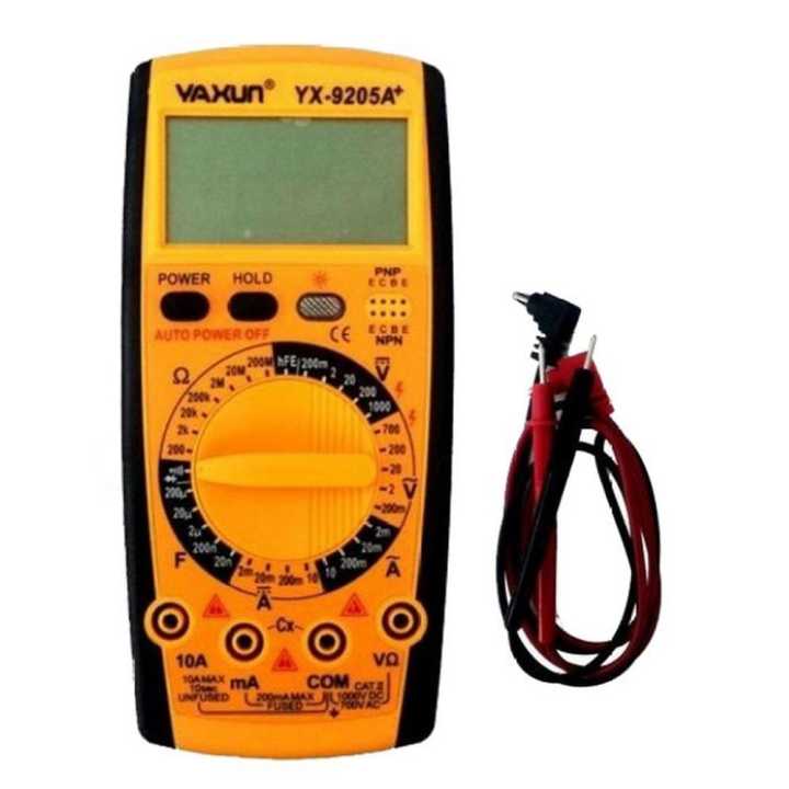 Digital Multimeter Yaxun YX-9205A+ Professional self-healing Protective ...