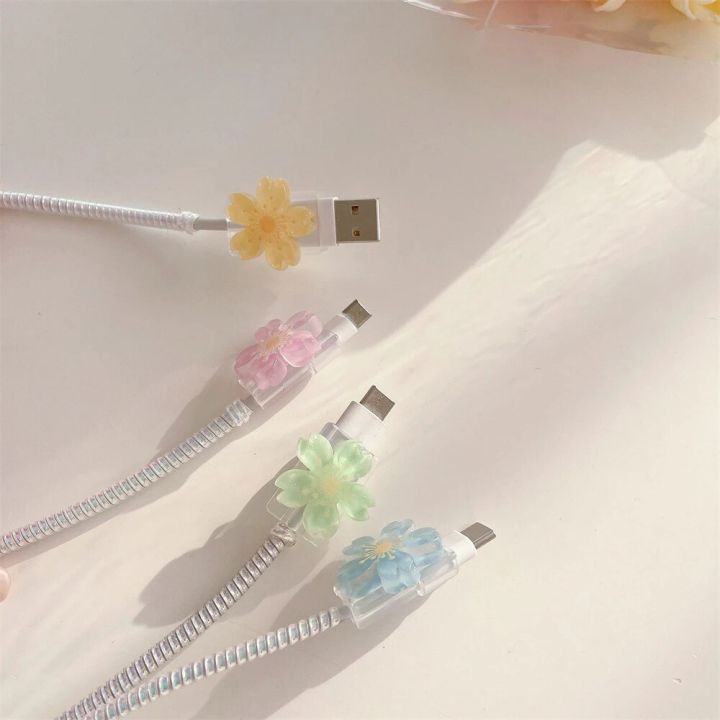 Cable Protector for Cell Phone USB Charging Wire Cable Cover Charger ...