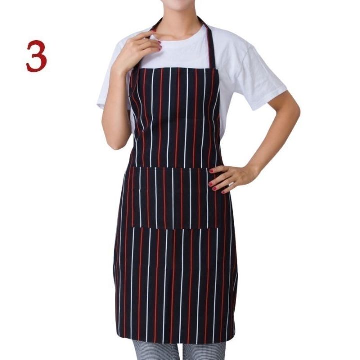 NEW 2 Pockets Kitchen Items Apron Dress Chef Waiter Aprons Womens Mens ...